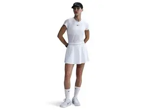 Nike Court Advantage Dri-fit Short Tennis Skirt - White/white