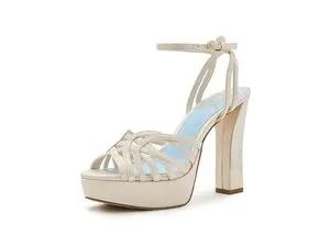Vince Camuto Samlee Strappy Platform High Heel Sandals - Bone