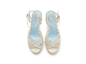 Vince Camuto Samlee Strappy Platform High Heel Sandals - Bone