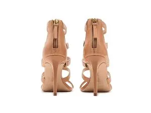 Vince Camuto Azelie Caged Stiletto Sandals - Brown