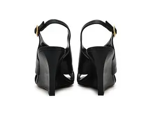 Vince Camuto Ameira Criss-cross Wedge Sandals - Black
