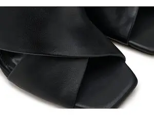 Vince Camuto Ameira Criss-cross Wedge Sandals - Black