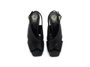 Vince Camuto Ameira Criss-cross Wedge Sandals - Black