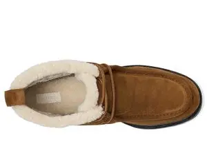 Vince Sierra Lace-up Suede Boots With Shearling Lining