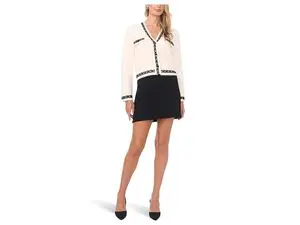 Vince Camuto Trimmed V-neck Cardigan