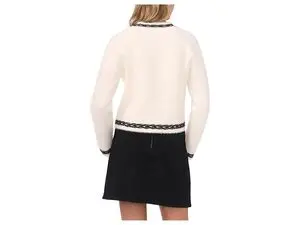 Vince Camuto Trimmed V-neck Cardigan