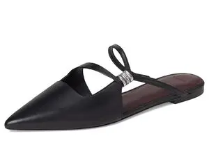 Vince Gilia Mule Shoes Flat Slip-on With Embellishment