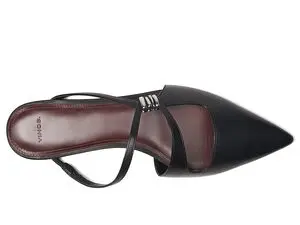 Vince Gilia Mule Shoes Flat Slip-on With Embellishment