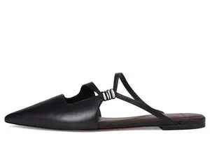 Vince Gilia Mule Shoes Flat Slip-on With Embellishment