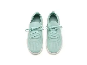 Fitflop Super-q Crystal-trim Knit Slip-on Laced Sneakers - Blue