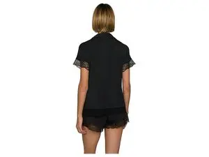 Eberjey Malou Short Pj Pajama - Black