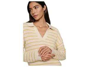 Eberjey Coastal Ctn Polo Pajama Top - Yellow