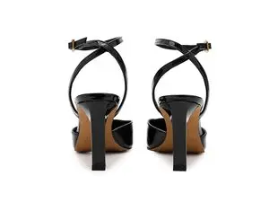 Vince Camuto Galees Ankle Strap Pump Shoes - Black