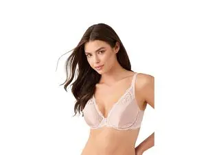 Wacoal Modern Affair Plunge Underwear Bra Bra Rose Dust Angel Wing - Pink