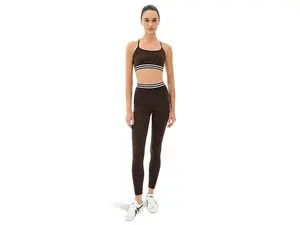 Splits59 Bailey High-waist Active Rib 7/8 Leggings - Brown