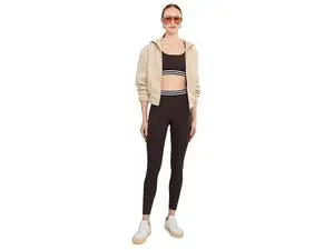 Splits59 Bailey High-waist Active Rib 7/8 Leggings - Brown