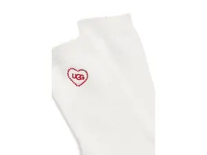 UGG Rib Knit Slouchy Quarter Love Socks - Blue