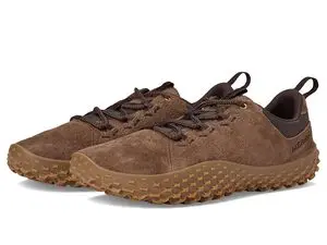 Merrell Wrapt Suede Lace-up Casual Shoes - Brown