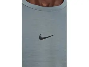 Nike Pro Warm Long Sleeve Crew Top - Gray