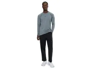 Nike Pro Warm Long Sleeve Crew Top - Gray