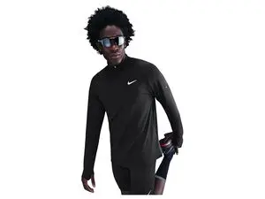 Nike Thermo-fit Repel Winterized Stride Half-zip Workout Top - Black