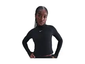 Nike Pro Dri-fit Warm Long Sleeve Graphic Top - Black