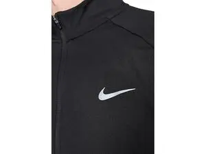 Nike Stride Dri-fit 1/4-zip Running Top Workout Light Crimson/reflective Silver - Black