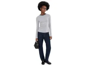 Vince Heather Tipped Long Sleeve Crew - Multi