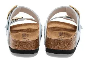 BIRKENSTOCK Sydney Luxe Buckle Patent Sandals - Blue