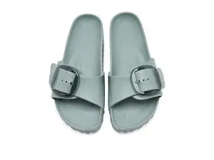 BIRKENSTOCK Madrid Big Buckle Eva Slides - Gray