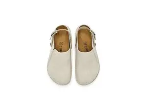 BIRKENSTOCK Lutry Suede Clog/mule Shoes - Beige
