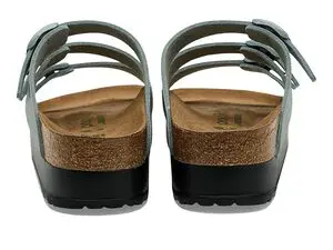 BIRKENSTOCK Florida Platform Vegan Sandals - Gray