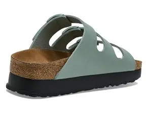 BIRKENSTOCK Florida Platform Vegan Sandals - Gray