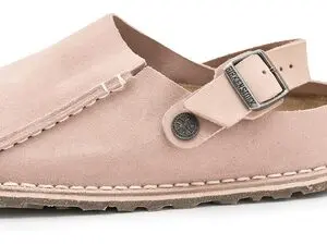 BIRKENSTOCK Lutry 365 Suede Clogs - Pink
