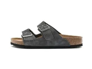 BIRKENSTOCK Arizona Suede Dress Sandals - Black