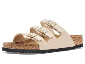 BIRKENSTOCK Florida Printed Footbed Sandals - Brown