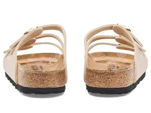 BIRKENSTOCK Florida Printed Footbed Sandals - Brown