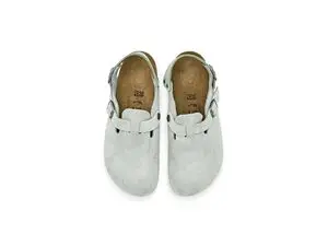 BIRKENSTOCK Tokio Suede Clog - Gray