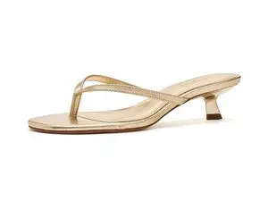 Schutz Carolyn Kitten Heel Thong Sandals - Multi