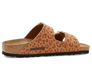 BIRKENSTOCK Arizona Leopard Print Sandals - Brown