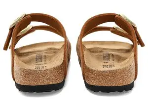 BIRKENSTOCK Arizona Leopard Print Sandals - Brown