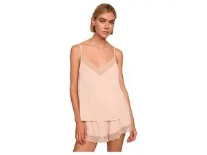 Eberjey Kari The Cami/short Pajama Set Pajama Sets Tea Rose - Red