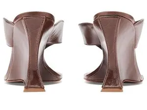 Schutz Maya Sculptural Wedge Sandals - Brown