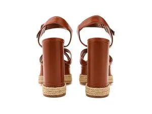 Schutz Hilda Rope High Platform Sandals - Tan