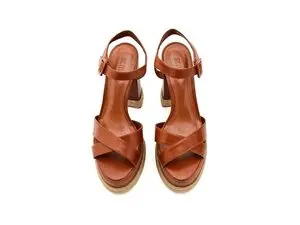 Schutz Hilda Rope High Platform Sandals - Tan