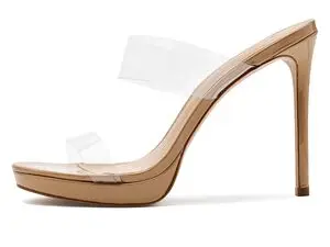 Schutz Ariella Platform Heels - Beige