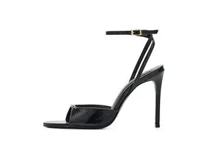 Schutz Arlette Stiletto Sandals - Black