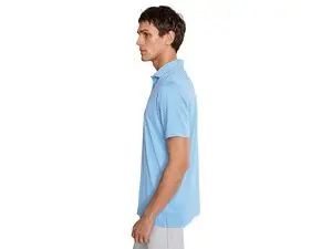 PUMA GOLF Brrr Stripe Golf Polo T Shirt Glow/puma Black - Blue