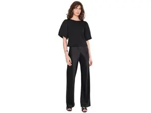 Vince Camuto Crew Neck Puff Sleeve Knit Top