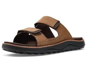 Merrell Cove Leather Slide Sandals - Brown